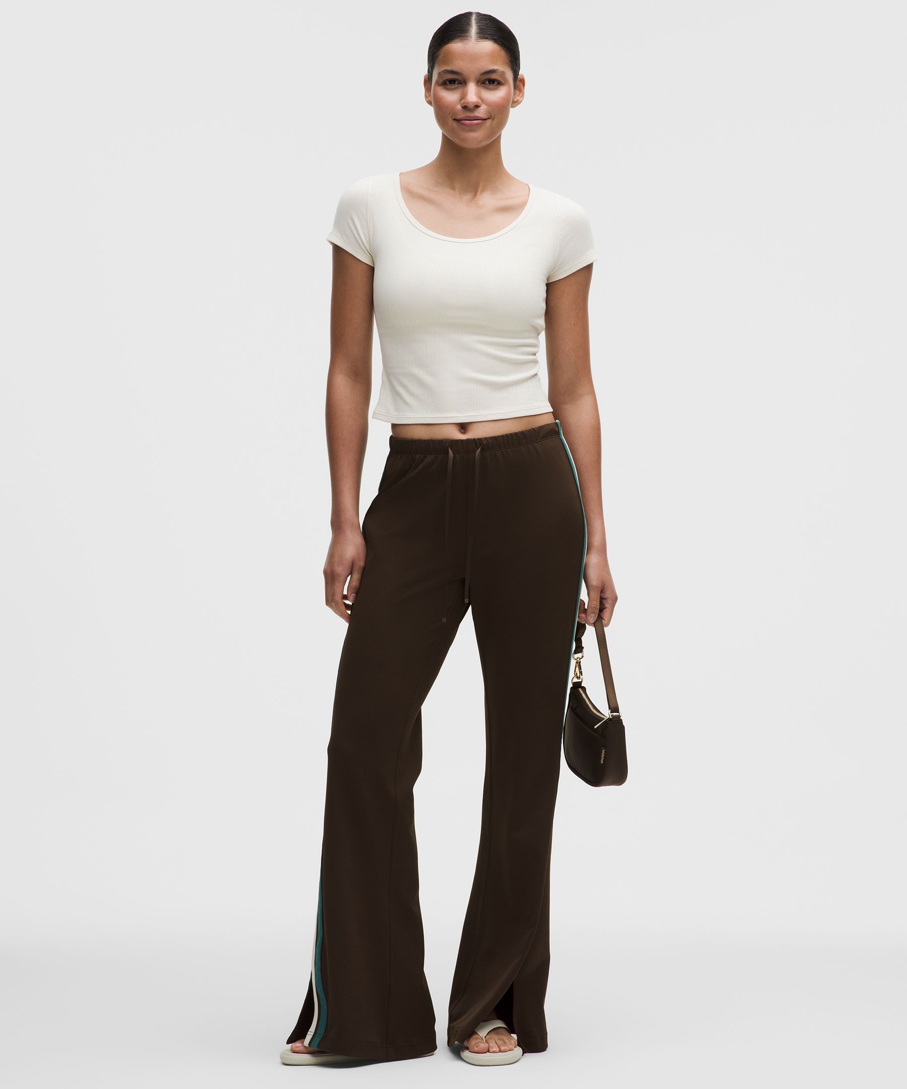 LULULEMON Lululemon Hold Tight Micro-Rib Cross-Back T-Shirt